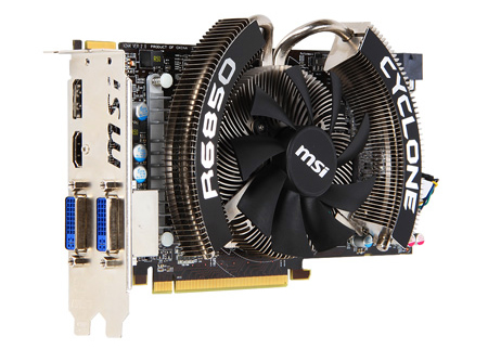 エルミタージュ秋葉原 [新製品] MSI、Cycloneクーラー搭載のHD 6850「R6850 Cyclone 1GD5 PE OC」発売