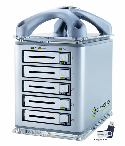 エルミタージュ秋葉原 [リリース] USB認証可能な容量5TBのセキュアRAIDストレージ、Ciphertex「CX-RANGER-E」の国内発売開始