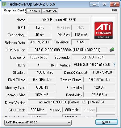 エルミタージュ秋葉原 [リリース] TechPowerUp!、Radeon HD 7770/7750に対応した最新バージョン「GPU-Z 0. ...