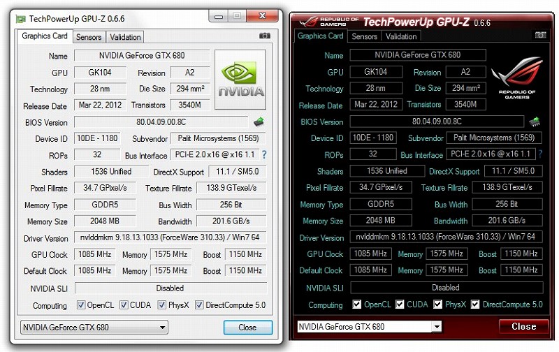 TechPowerUp!、TESLA M2070正式サポートのGPUユーティリティ最新版「GPU-Z 0.6.6」リリース - エルミタージュ秋葉原