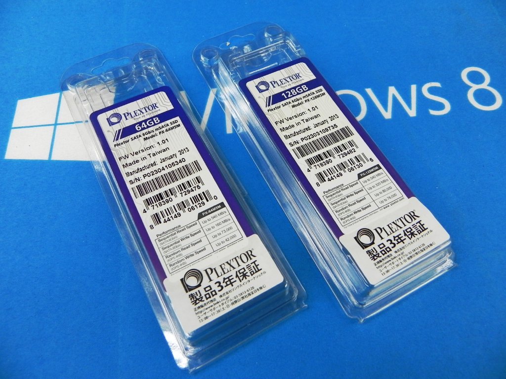 SATA3.0対応mSATA SSD期待の新モデルPLEXTOR「M5M」シリーズの発売が本日スタート - エルミタージュ秋葉原