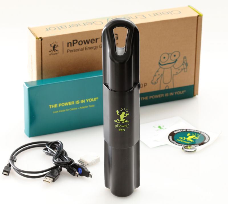 歩きながら電気をつくる“運動回生型”モバイルバッテリー「nPower PEG」セイエンタプライズから - エルミタージュ秋葉原