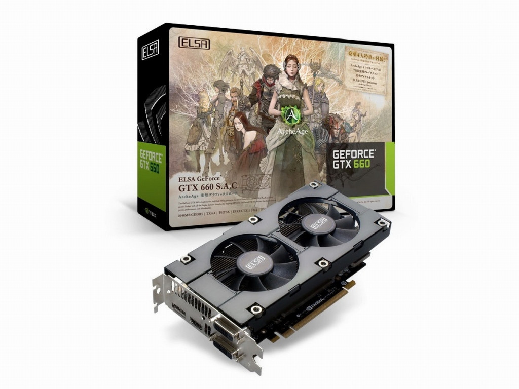 ELSA、豪華特典付属の「ArcheAge」推奨GeForce GTX 760/660グラフィックスカード発売 - エルミタージュ秋葉原