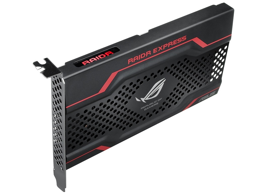 内部RAIDで、800MB/sec超のPCIe対応SSDカード、ASUSTeK「RAIDR Express PCIe SSD ...
