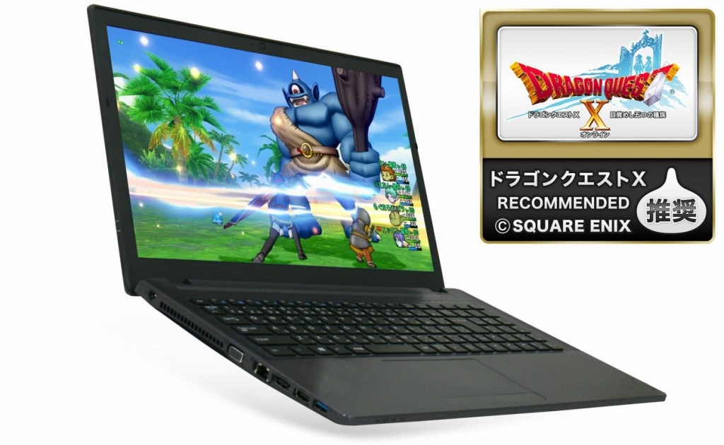 フェイス、GeForce GT 750M標準の「ドラゴンクエストX」推奨15.6インチゲーミングノートPC発売 - エルミタージュ秋葉原