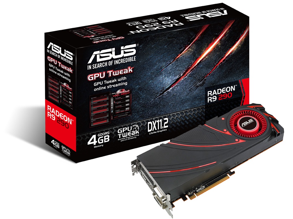 GPU Tweakでチューニング可能なRadeon R9 290、ASUSTeK「R9290-4GD5」 - エルミタージュ秋葉原
