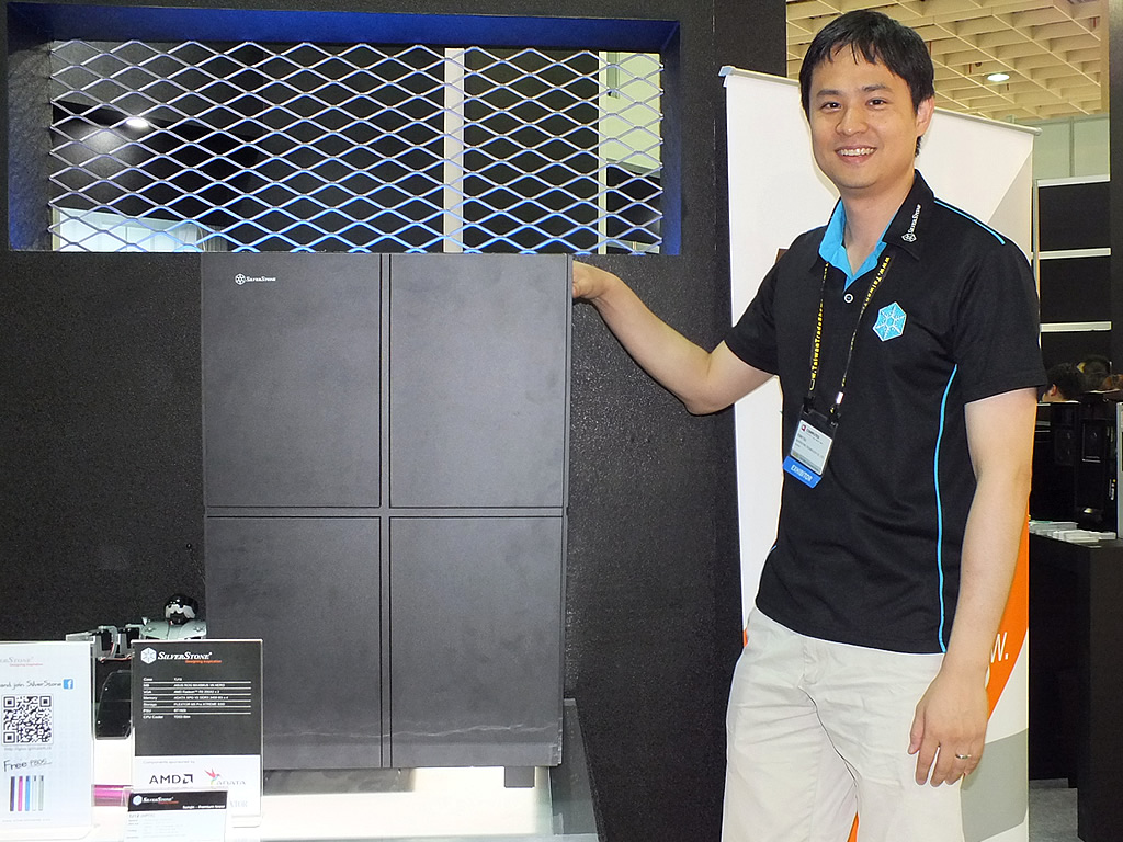 【COMPUTEX】120mmラジエターが9個マウント可能？SilverStoneド迫力のコンセプトモデル「TJ12」 - エルミタージュ秋葉原