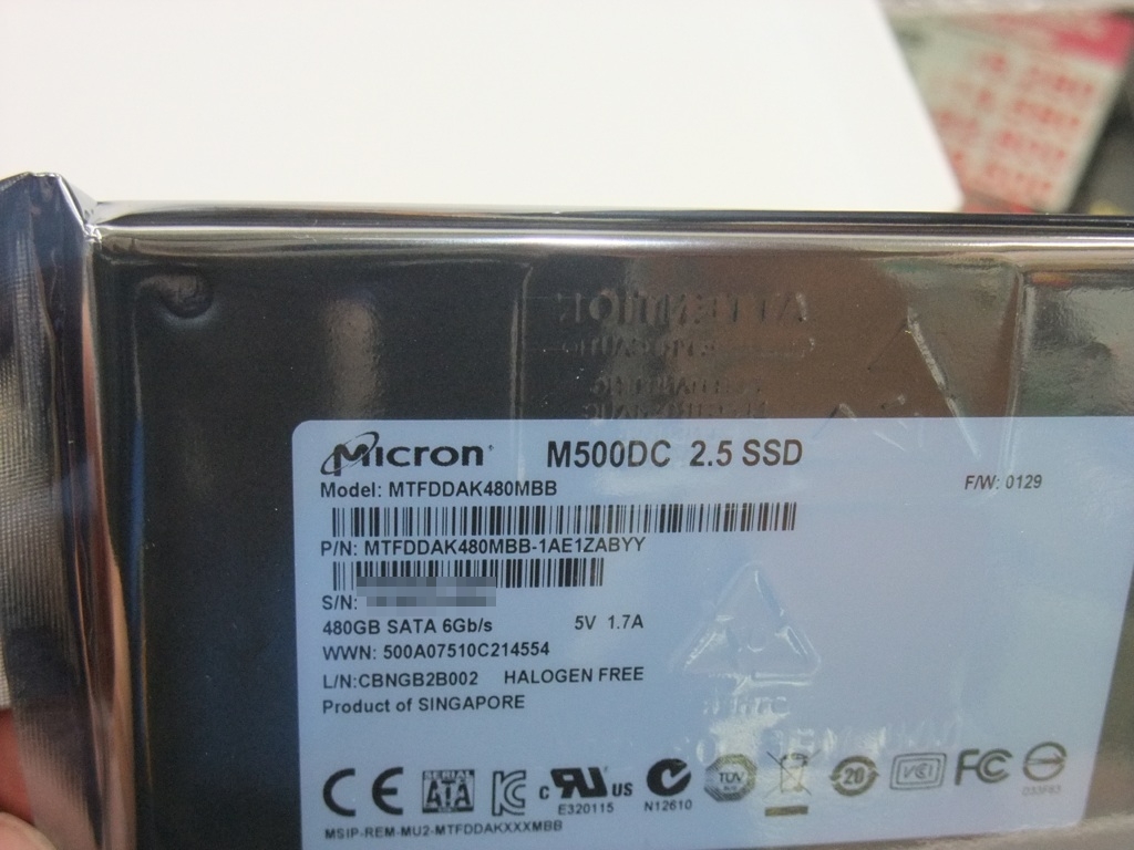 独自耐久技術「XPERT」対応のデータセンター向けSSD、Micron「M500DC」アキバに登場 - エルミタージュ秋葉原