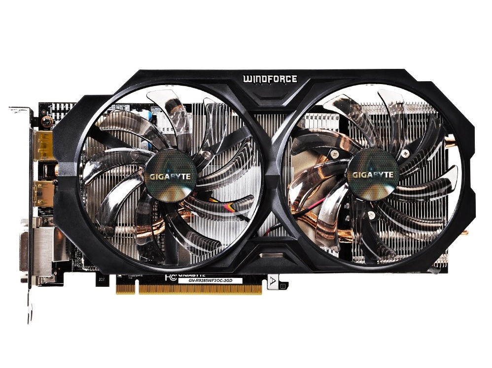 「WINDFORCE 2X」標準のOC版Radeon R9 285、GIGABYTE「GV-R9285WF2OC-2GD」 - エルミタージュ秋葉原