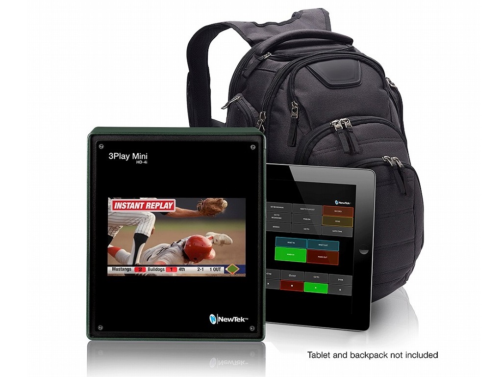 機材はこれ1台で。あらゆる現場で使えるポータブル可能な番組制作システム、NewTek「3Play Mini」 - エルミタージュ秋葉原