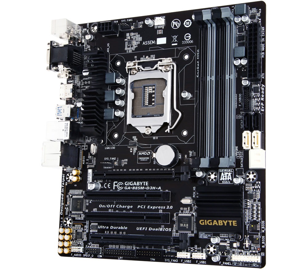 GIGABYTE、高音質オーディオ回路を搭載するB85チップMicroATXマザーボード「GA-B85M-D3H-A」 - エルミタージュ秋葉原