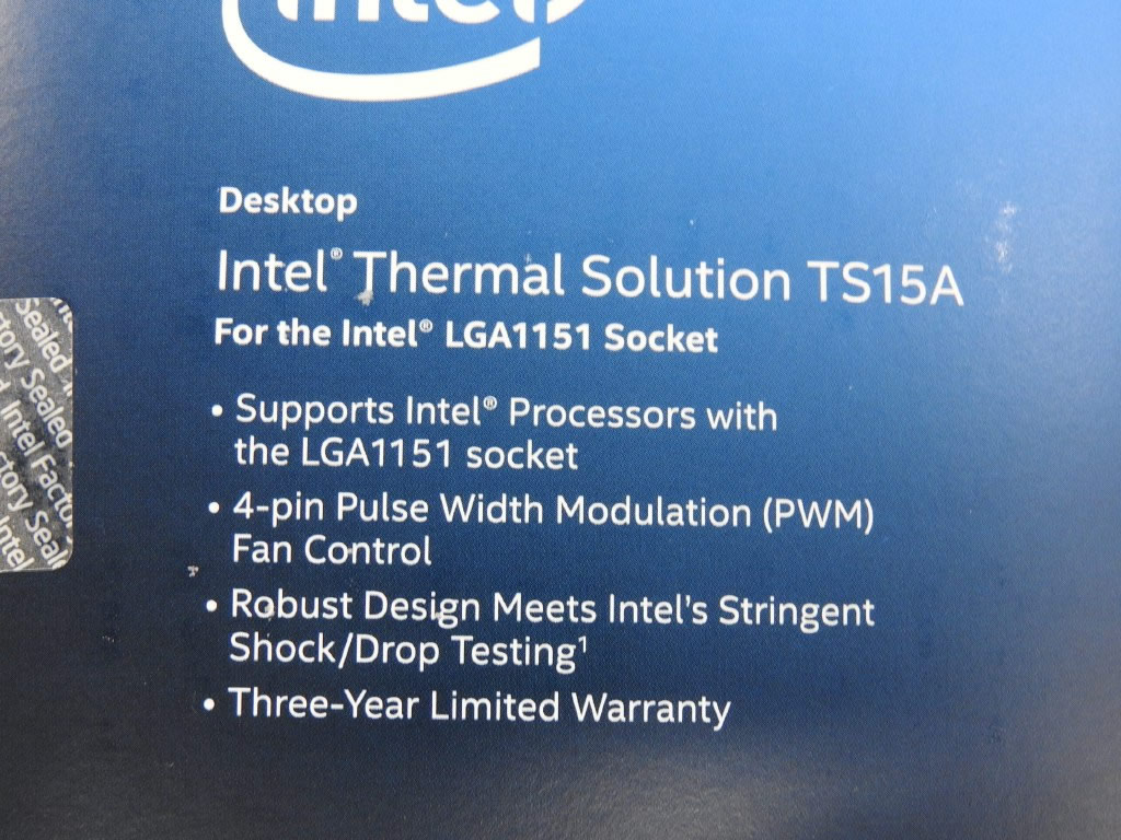 【アキバ入荷情報】Skylake対応のIntel純正CPUクーラー「BXTS15A」はずいぶんデカい - エルミタージュ秋葉原