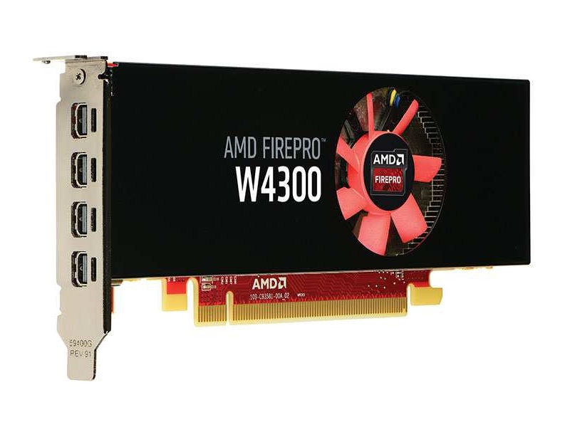 エーキューブ、4画面出力のロープロ対応VGA「AMD FirePro W4300」12月下旬発売 - エルミタージュ秋葉原