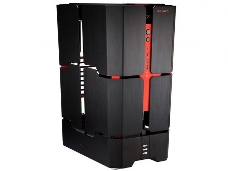 電動開閉機構を備えた変形タワー型ケース、In Win「H-Tower」2月下旬発売開始 - エルミタージュ秋葉原