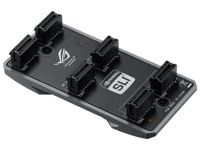 ASUS、「R.O.G.」シリーズの高品質基板採用SLIブリッジ、2-way用、3-way用、4-way用 - エルミタージュ秋葉原