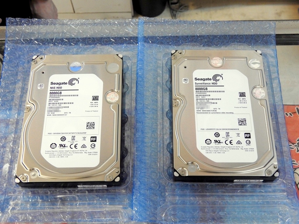 Seagate製NAS・監視システム向けHDDに8TBの大容量モデルが登場 - エルミタージュ秋葉原