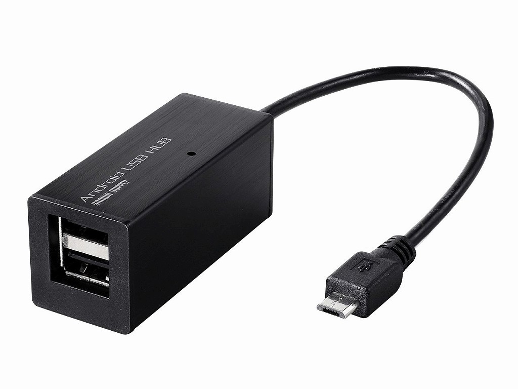 充電しながらUSB機器が使える、AOAモード対応のスマホ・タブレット向けUSBハブがサンワサプライから - エルミタージュ秋葉原