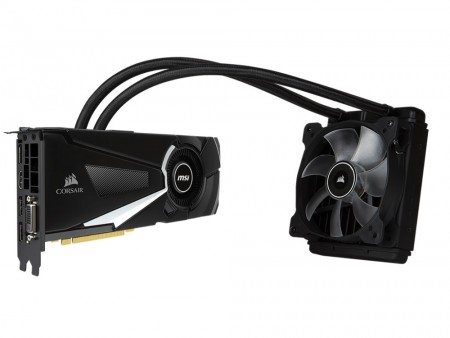 MSI、CORSAIR「Hydro H55」採用のGTX 1080 OC「GTX 1080 SEA HAWK X」29日発売 - エルミタージュ秋葉原