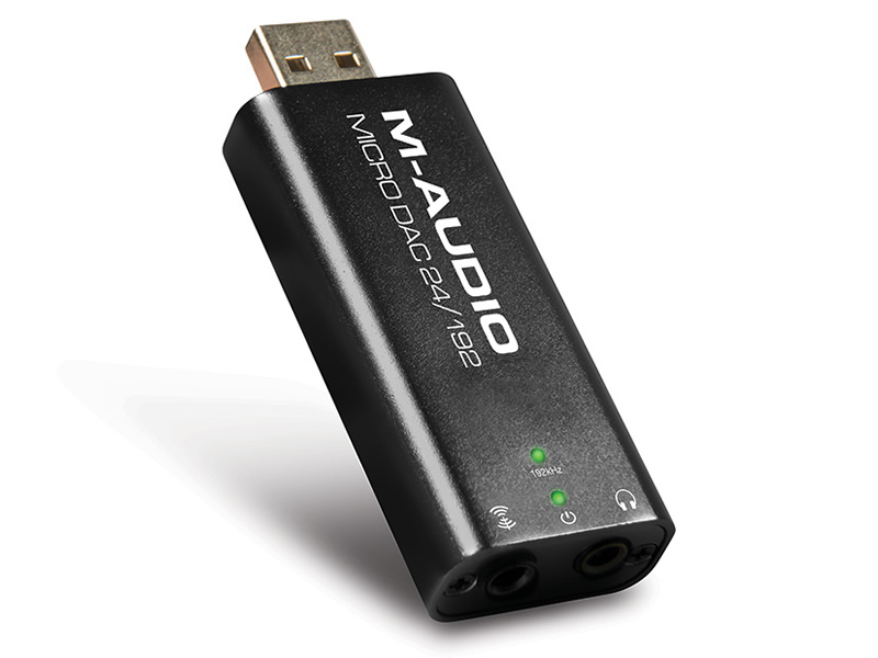 M-AUDIO、24bit / 192kHzハイレゾ対応のUSB DAC「Micro DAC 24/192」は8月23日発売 - エルミタージュ秋葉原