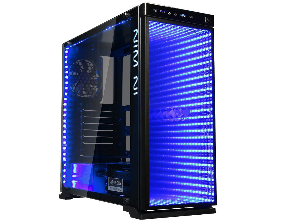 “インフィニティミラー”効果が美しい、LEDイルミ搭載ミドルタワー、In Win「805 Infinity」 - エルミタージュ秋葉原