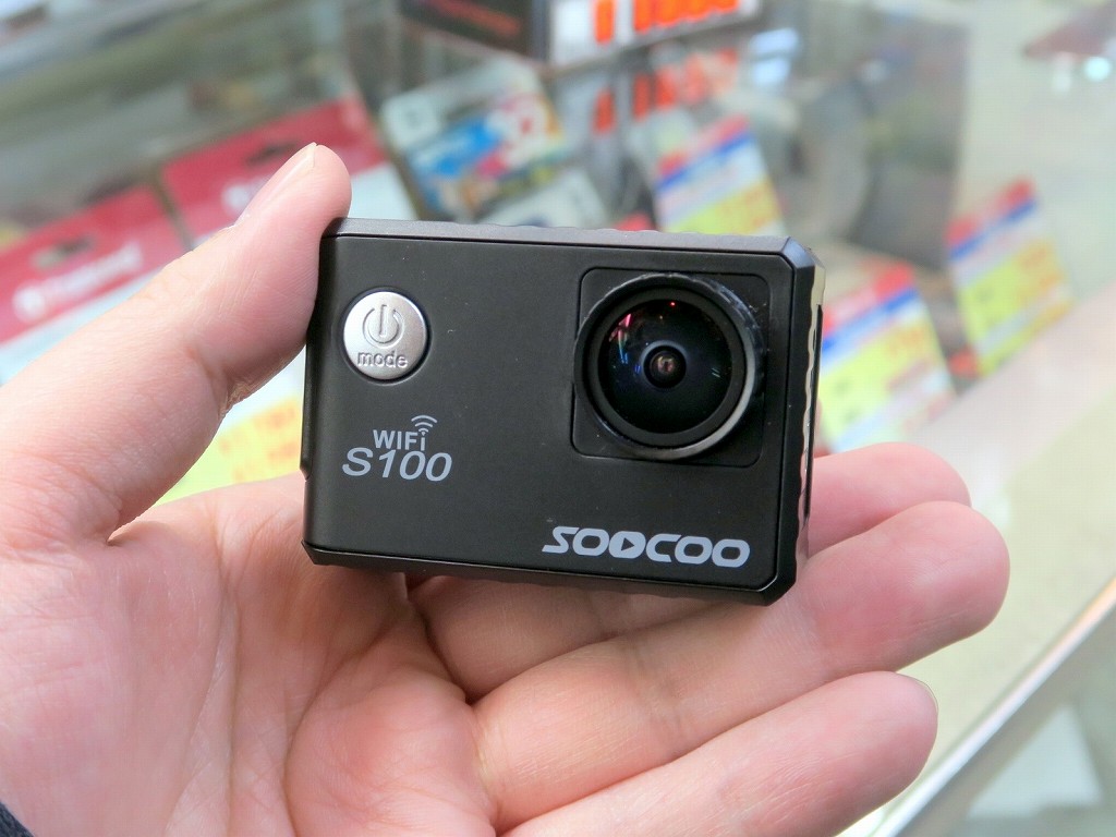 外付けGPSモジュールが付属する、実売1.2万円の激安アクションカメラ「S100」が登場 - エルミタージュ秋葉原
