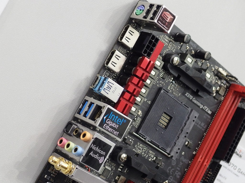 【COMPUTEX】待っていたASRockのRyzen向けMini-ITXマザー「X370 GAMING-ITX/AC」がデビュー - エルミタージュ秋葉原