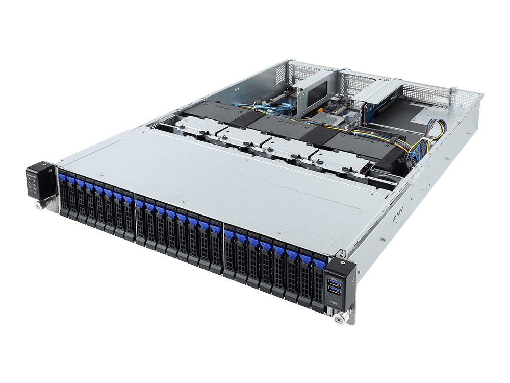 GIGABYTE、VGAを3枚搭載できる2Uサーバー「R281-G30」 - エルミタージュ秋葉原