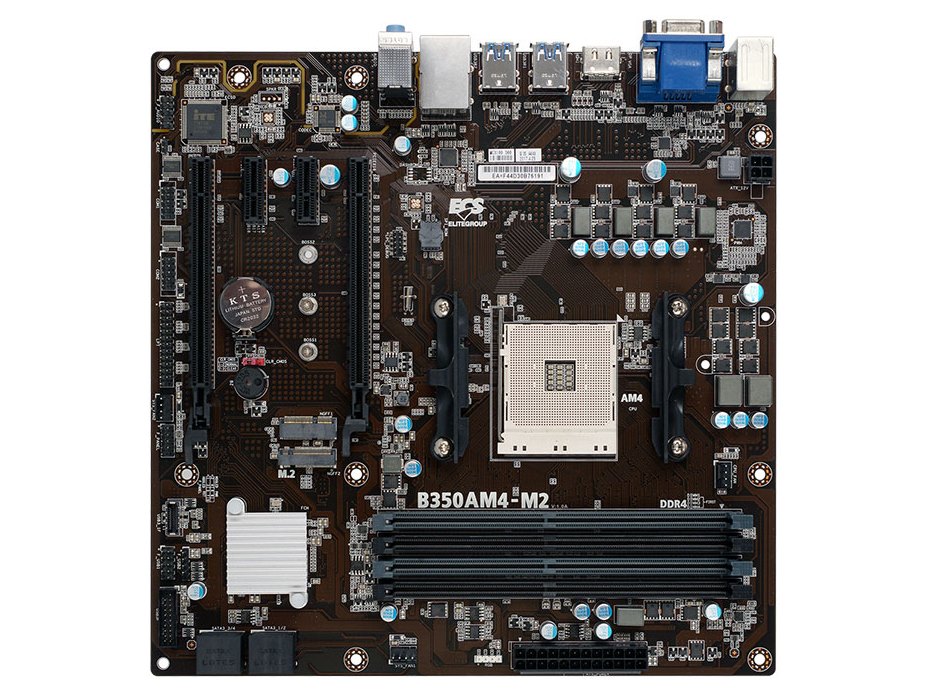 AMD B350チップ採用のMicroATXマザー、ECS「B350AM4-M2」 - エルミタージュ秋葉原
