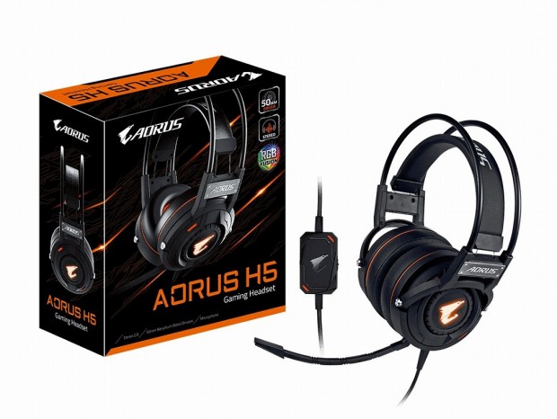 GIGABYTEのRGB対応ゲーミングヘッドセット「AORUS H5」が発売。周辺デバイスとイルミネーション同期 - エルミタージュ秋葉原