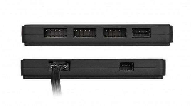 LED搭載パーツを「Aura Sync」など各種イルミに対応させる、Thermaltake「TT Sync Controller ...