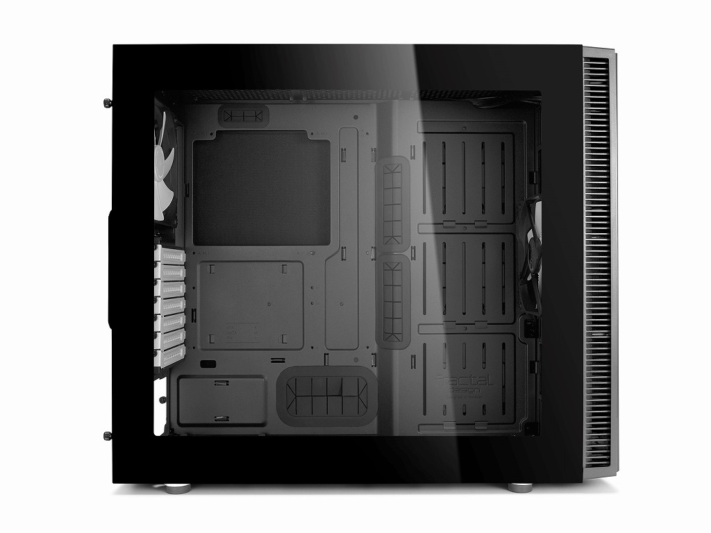 Fractal Design、「Define R5」が両面ガラスに変身する換装パネルを発売 - エルミタージュ秋葉原