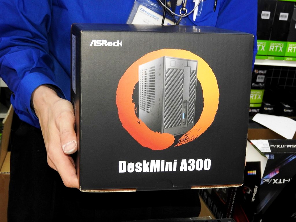 予約殺到のRyzen対応ベアボーン、ASRock「DeskMini A300」が発売に向け入荷 - エルミタージュ秋葉原
