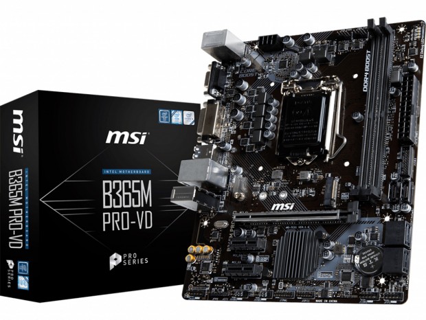 Intel B365チップ採用のエントリーMicroATX、MSI「B365M PRO」シリーズ - エルミタージュ秋葉原