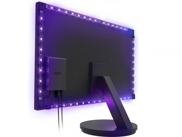 液晶ディスプレイ専用LEDキット、NZXT「HUE 2 Ambient RGB Lighting Kit V2」 - エルミタージュ秋葉原