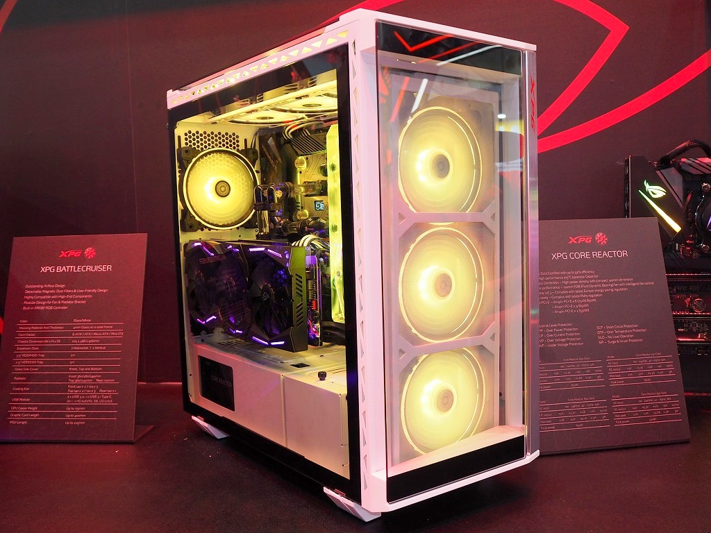 COMPUTEX：ADATA、ゲーミングブランドXPGでPCケース市場に参入～第1弾モデル公開～ - エルミタージュ秋葉原