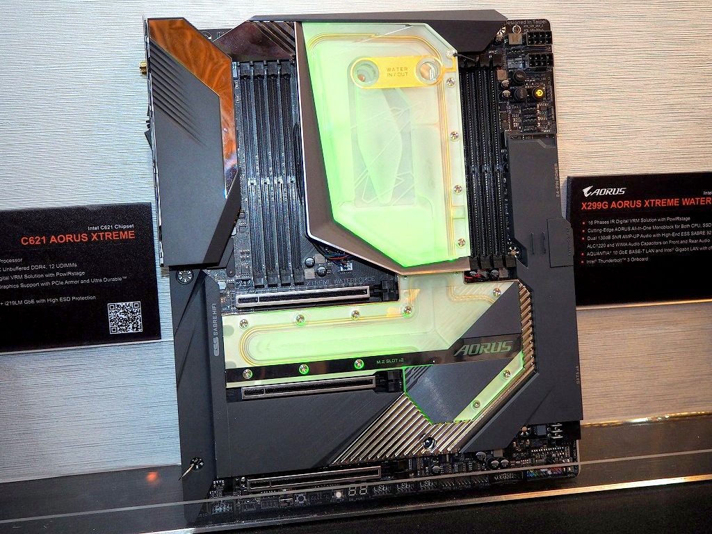COMPUTEX：Xeon W3175X向けや10G LANモデルなど、GIGABYTEの最新マザーをチェック - エルミタージュ秋葉原