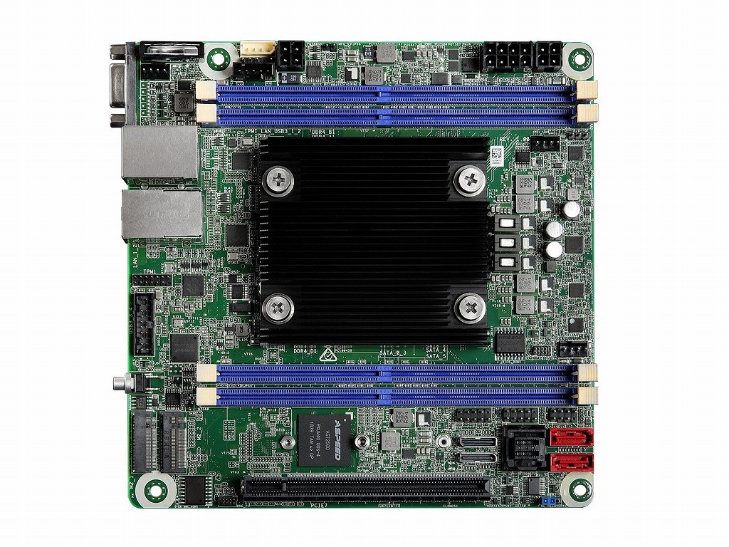 Xeon D-2123搭載、mini SAS HDやOCulinkも備えたMini-ITXマザーボードがASRock Rackから ...