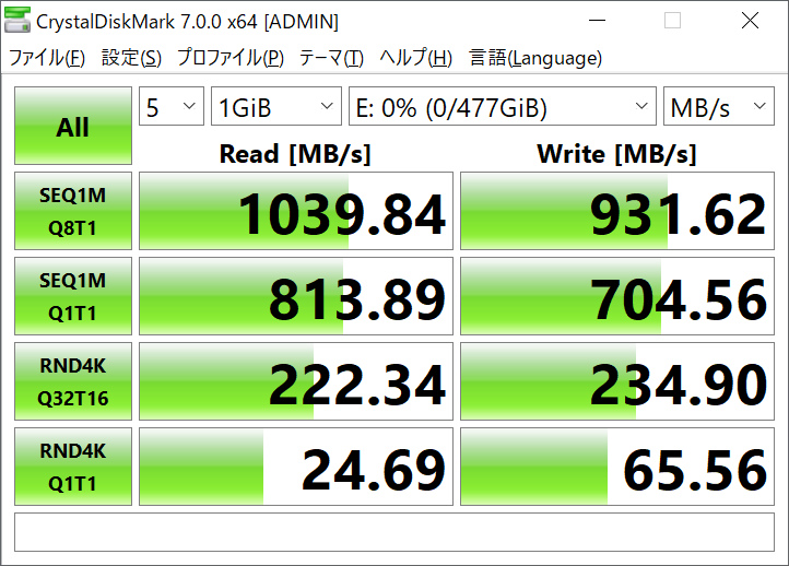 超小型でも速いUSB3.1 Gen.2ポータブルSSD「HyperDisk」を試す - エルミタージュ秋葉原