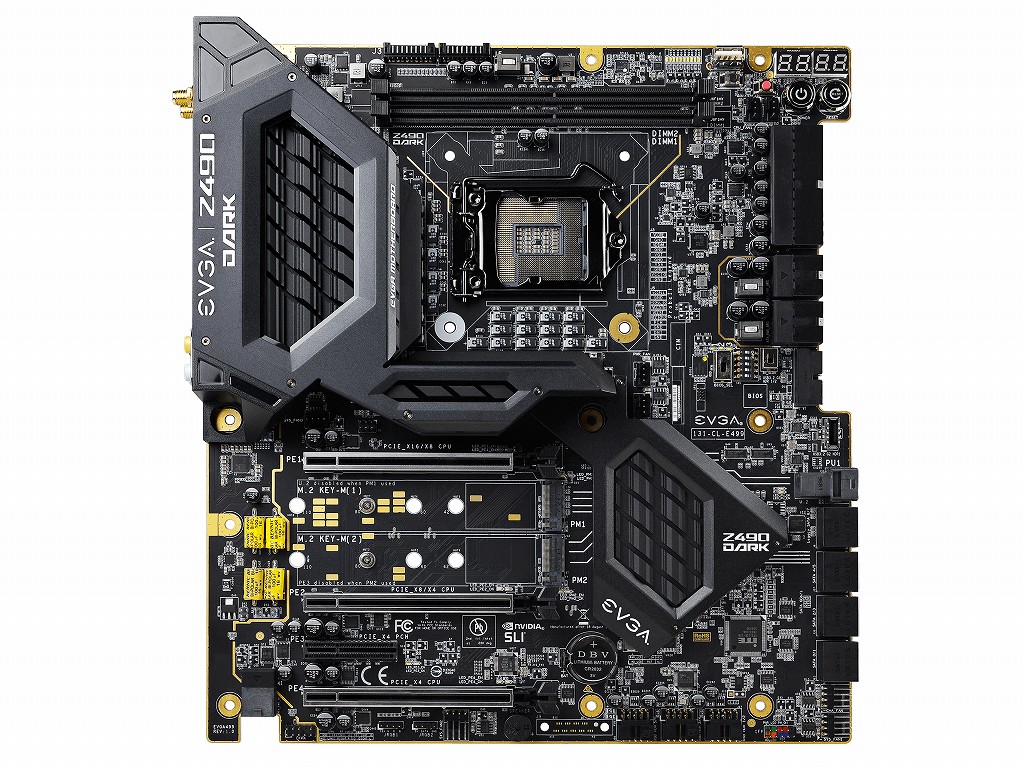 EVGA、OC特化のエンスージアスト向け「Z490 DARK」などIntel Z490搭載マザーボード - エルミタージュ秋葉原