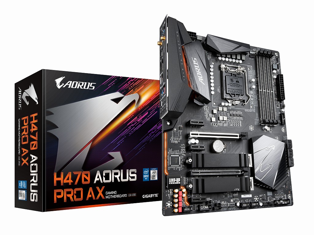 GIGABYTE、ゲーミング機能充実の「H470 AORUS PRO AX」など新チップ搭載マザー6製品 - エルミタージュ秋葉原