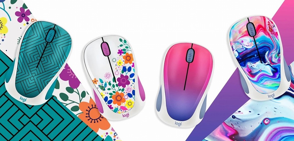 Logitech、印象的デザインのワイヤレスマウス「Design Collection Wireless Mouse」 - エルミタージュ秋葉原