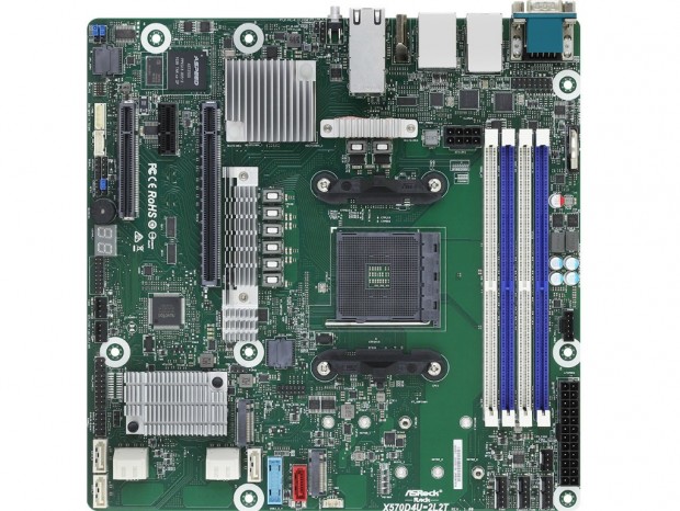 デュアル10G LAN搭載のサーバー向けX570 MicroATX、ASRock Rack「X570D4U-2L2T」 - エルミタージュ秋葉原
