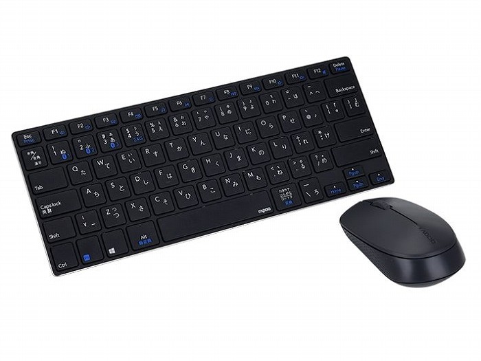 Rapoo、極薄キーボードと静音マウスのワイヤレスコンボ「Rapoo 9000M」 - エルミタージュ秋葉原