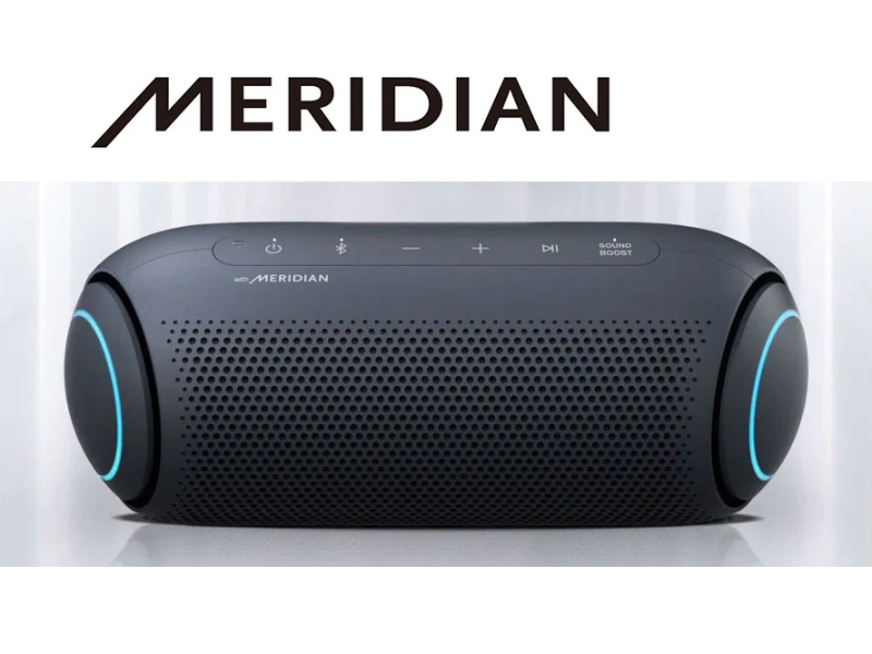 LG、MERIDIANが監修したポータブルスピーカーとワイヤレスイヤフォン5月下旬発売 - エルミタージュ秋葉原