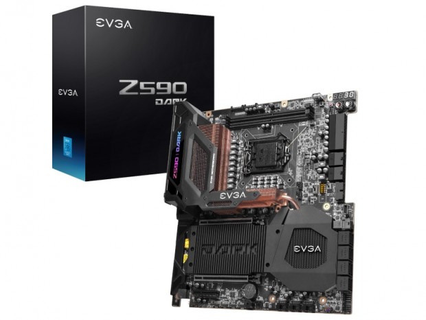 21フェーズ電源搭載のOC向けIntel Z590マザーボード、EVGA「Z599 DARK」 - エルミタージュ秋葉原