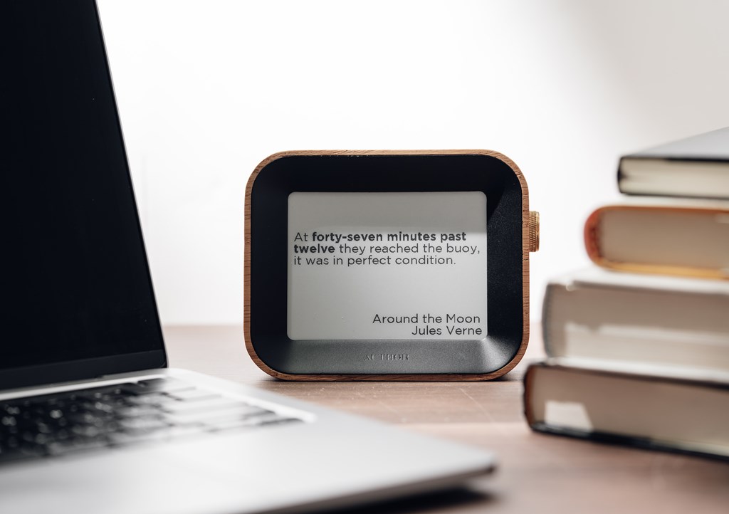 【次に来るモノ】小説が時間を教えてくれる、読む「作家時計」がキニナル - エルミタージュ秋葉原