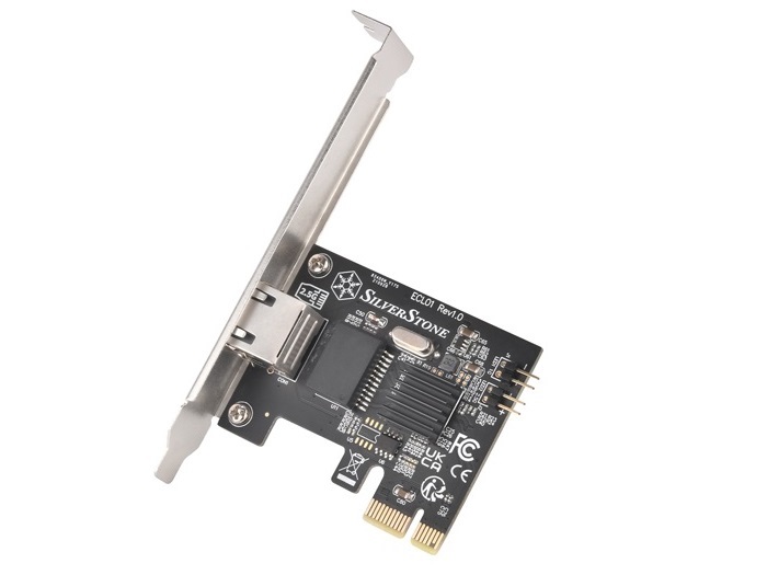 SilverStone、「RTL8125BG-CG」チップ搭載の2.5ギガビットLANカード「ECL01」 - エルミタージュ秋葉原