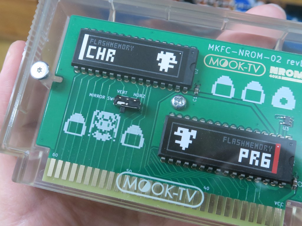 自作のゲームを書き込んでファミコンで遊べる「FC・FC互換機用NROMカートリッジ」が発売 - エルミタージュ秋葉原