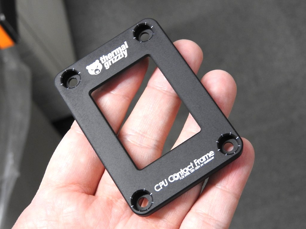 LGA1700 CPUとクーラーの接触を改善する、Thermal Grizzly「CPU Contact Frame」が入荷 - エルミタージュ秋葉原