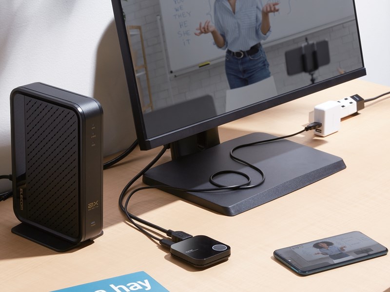 エレコム、Wi-Fiルーター接続も可能なMiracastレシーバー「LDT-MRC03」 - エルミタージュ秋葉原